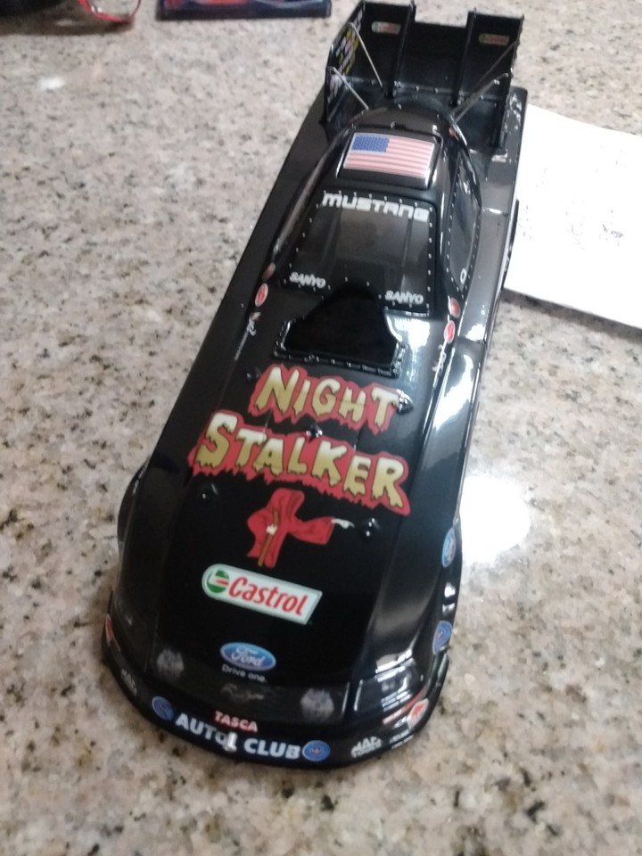 john force 1/24 funny car diecast Night Stalker Stalker Standard Paint ...