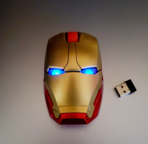Iron Man M8 Steel Wire Rod Mouse Computer Marvel Avengers | eBay