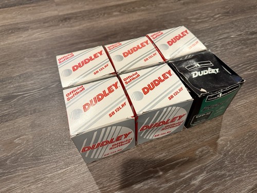 Lot of 6 Brand New Dudley Softballs ASA Official 12 inch White U12 | eBay