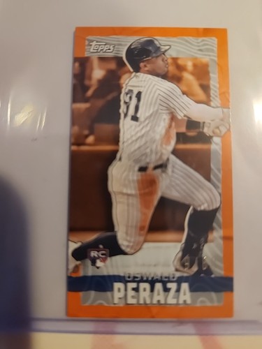 2023 Topps Rip Card Oswald Peraza RC #MRIP-OP Mini Orange 49/60 Rookie ...