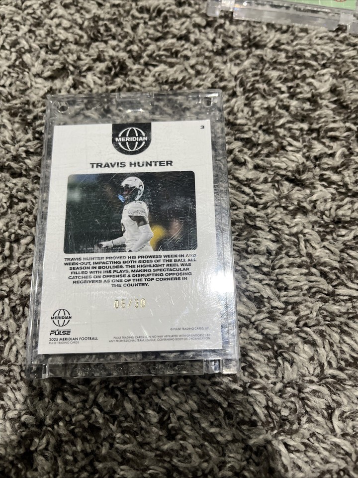 Travis Hunter Rookie Meridian 2025 /30 | eBay