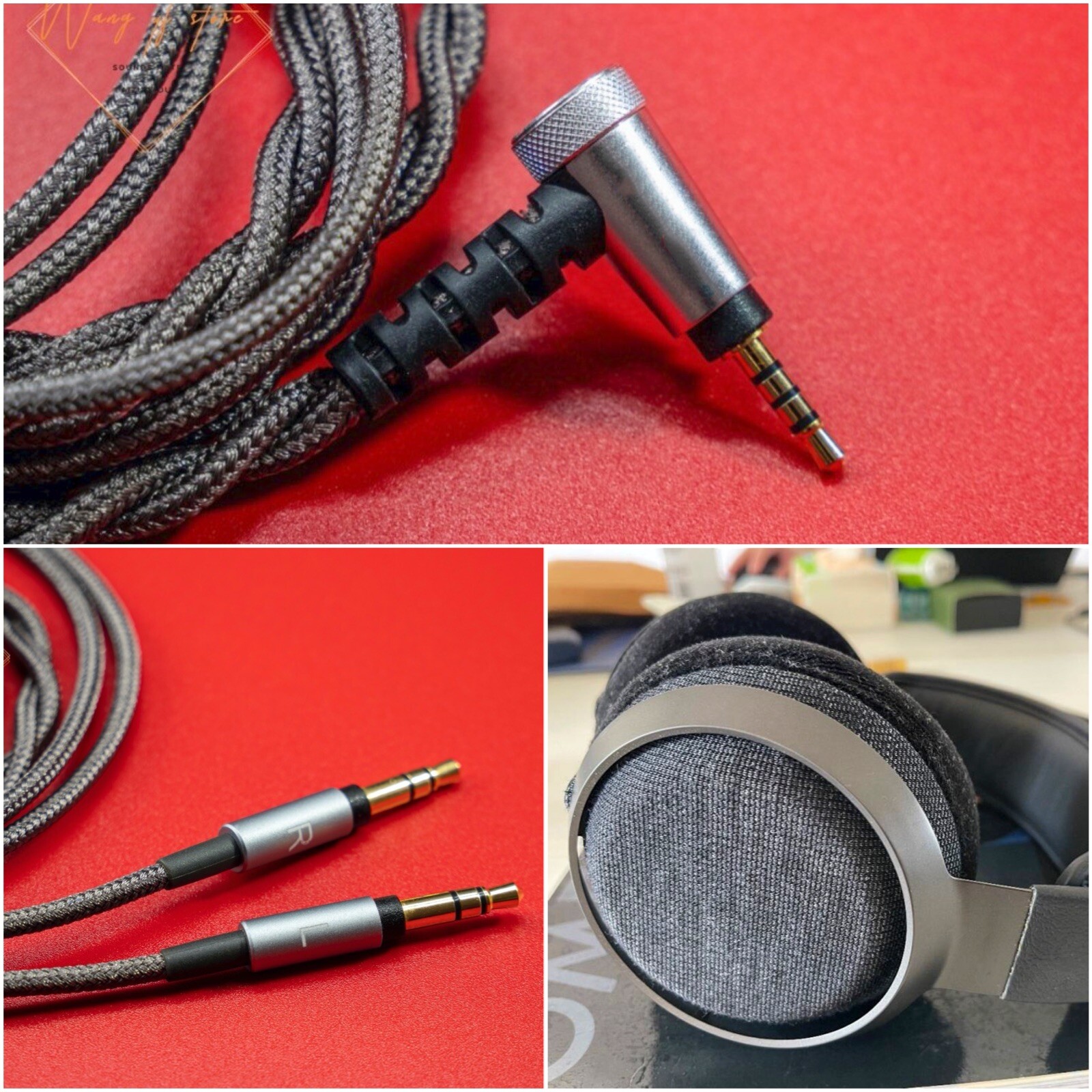 HiFi Balanced Audio Upgrade Cable For Philips Fidelio X3 Onkyo A800 ...