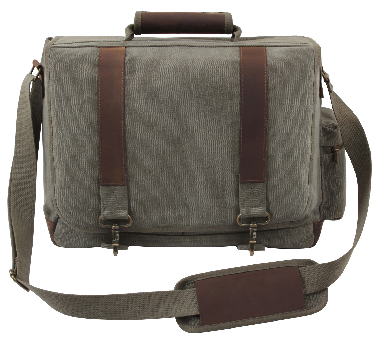 Vintage Pathfinder Laptop Bags - Canvas & Leather Laptops Shoulder ...