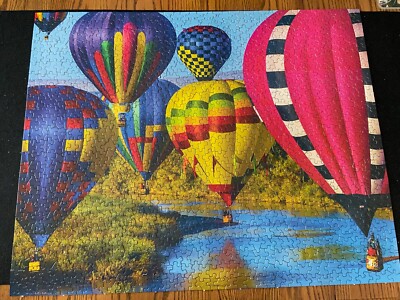 Springbok 1000 Piece Puzzle Take Flight Hot Air Balloons Complete Made ...