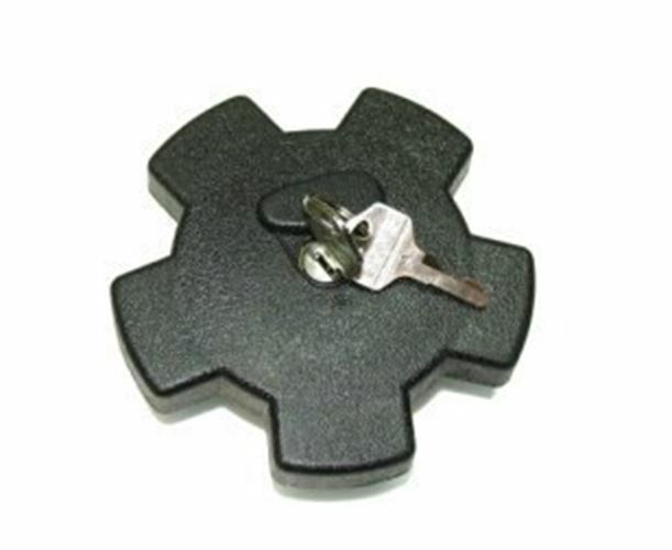 35mm Black Star Locking Gas Cap | eBay