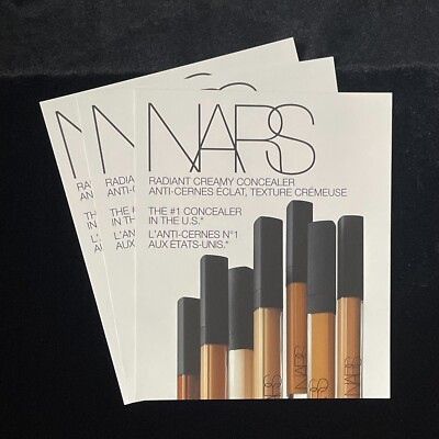 3 X NARS Radiant Creamy Concealer 4-Shades Sample Cards Lot New | eBay