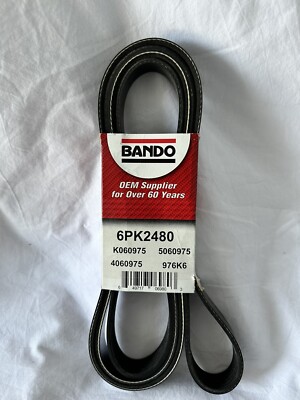 Bando 6PK2480 Automotive Serpentine Belt FITS MULTIIPLE Vehicles | eBay