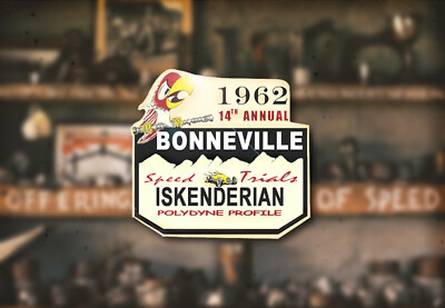 1962 Bonneville Decal Hot Rod Rat Race Flathead Ford Cams Racing Speed ...