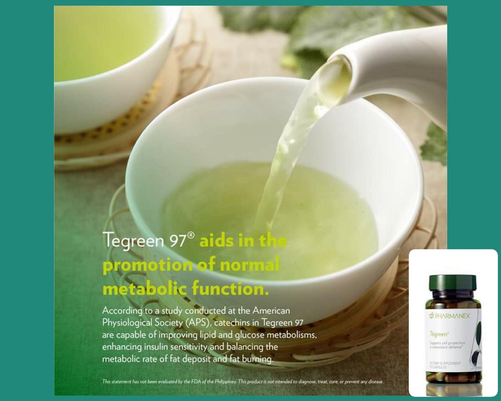 Nu Skin NuSkin Authentic Pharmanex TeGreen 97® (30 COUNT) Exp 01/2027 ...