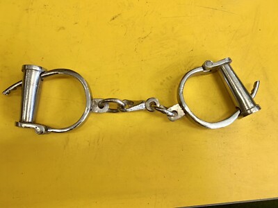 ARMY POLICE WWII WW2 MILITARY HANDCUFFS HEAVY DUTY HAND CUFFS FILM ...