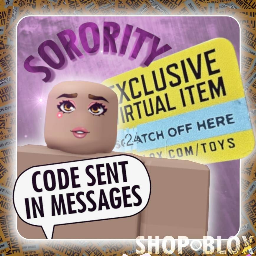 ROBL0X Celebrity Series 5 Toy Code Star Sorority FACE Code Sent FAST in ...