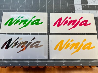 Kawasaki Ninja Vinyl Decal Many Sizes & Colors Buy 2 Get 1 FREE & FREE ...