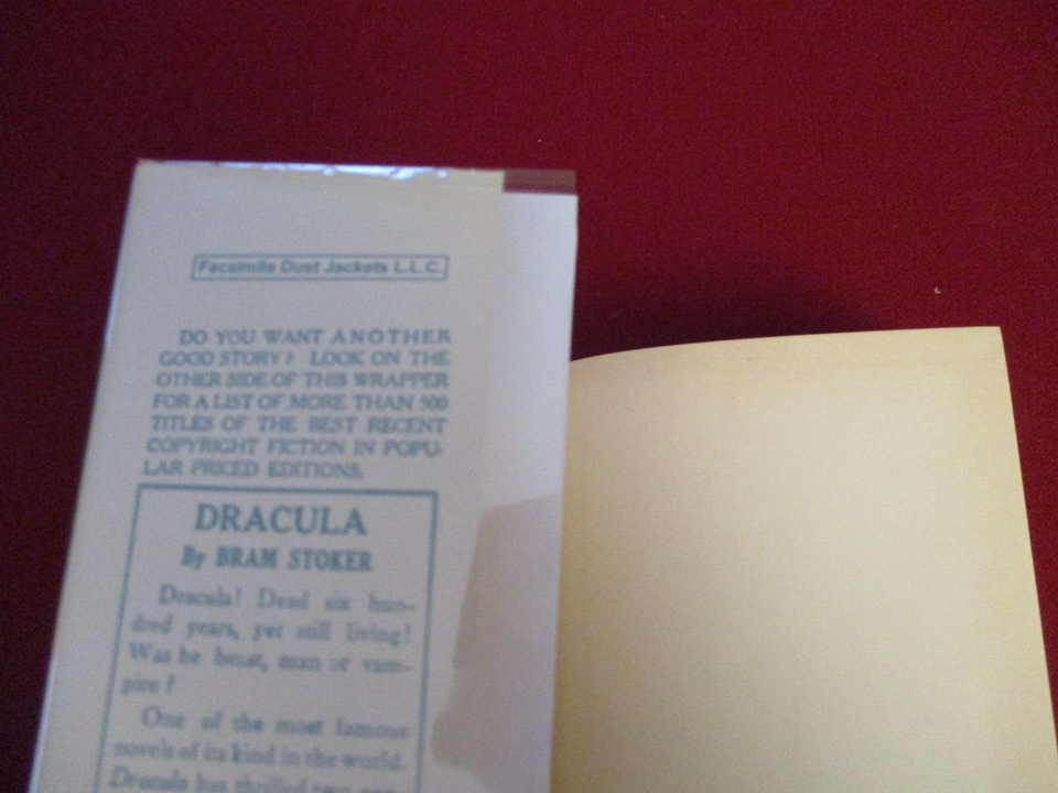 Dracula by Bram Stoker (1897) Grosset & Dunlap Edition Circa 1920's ...