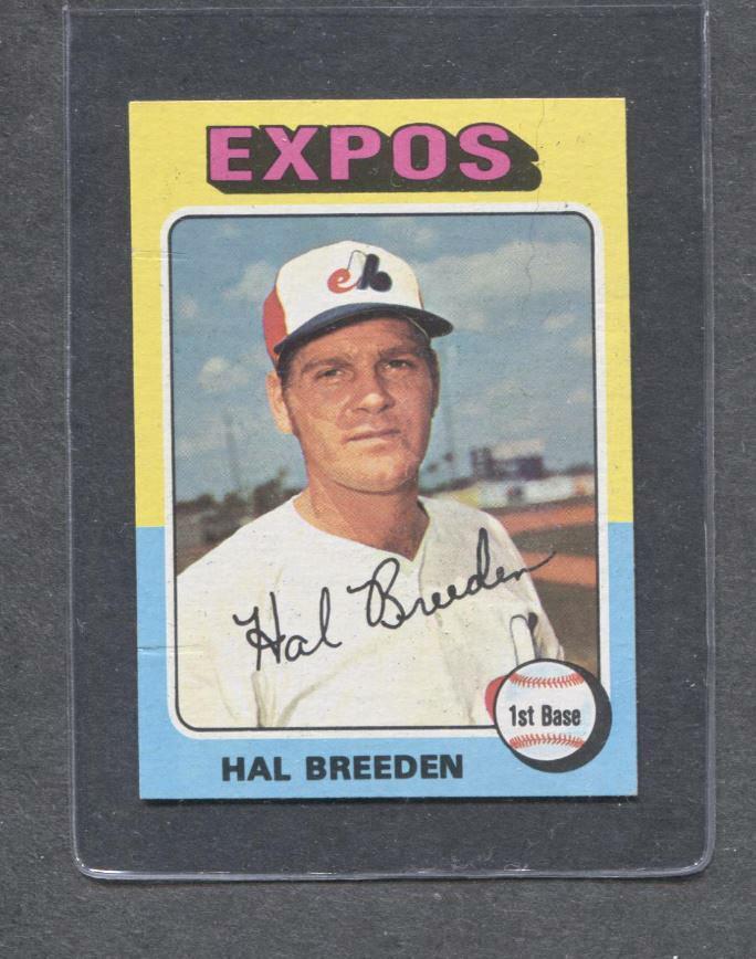 1975 Topps Mini #341 Hal Breeden (Expos) Vg-Ex | eBay