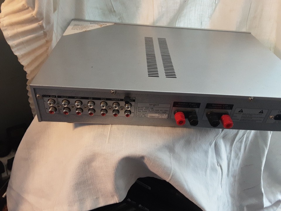 Tangent AMP-100 Stereo Integrated Amplifier Hi-Fi , ONLY ONE CHANNEL ...