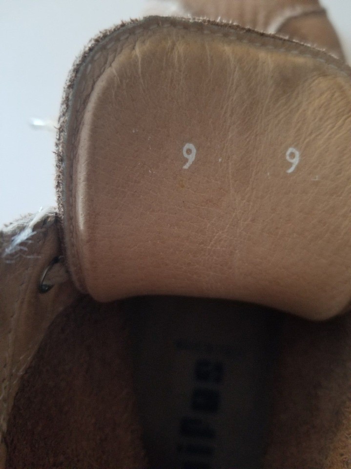 Aifos Italia Italian leather sneaker boot birkenstock bend style 9 tan ...