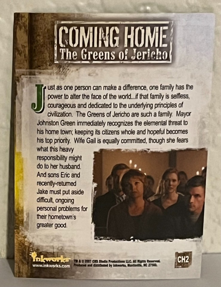 Jericho Season 1 - CH2 The Greens of Jericho Foil Insert Card | eBay