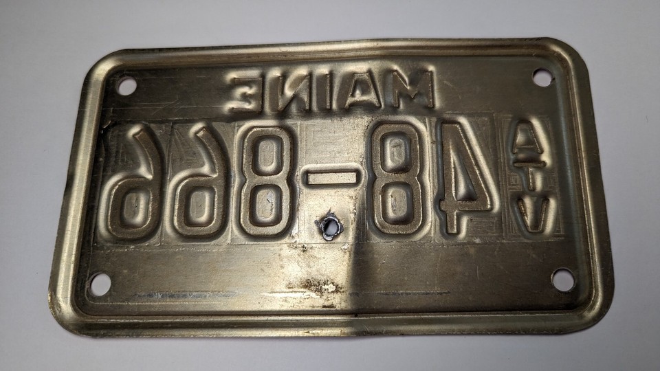 MAINE ATV ALL TERRAIN VEHICLE LICENSE PLATE ATV 48-866 4-WHEELER | eBay