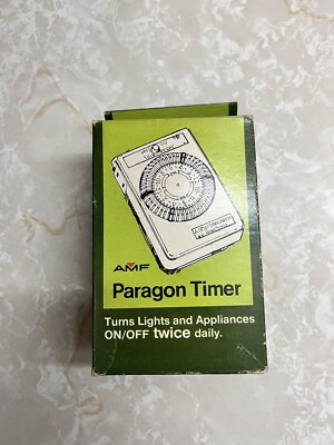 Vintage AMF Paragon Home Electric Timer 2 In Original Box Command 2 ...