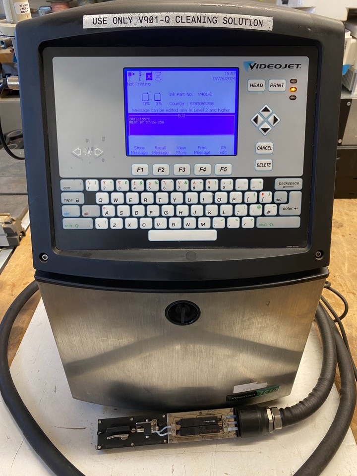 VideoJet 1510 Ink Jet Coder Coding Machine 399146 | eBay