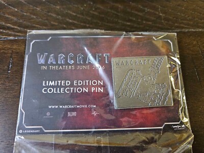 Sealed Blizzard Warcraft Movie Limited Edition Pin Horde Gamescom 2015 ...