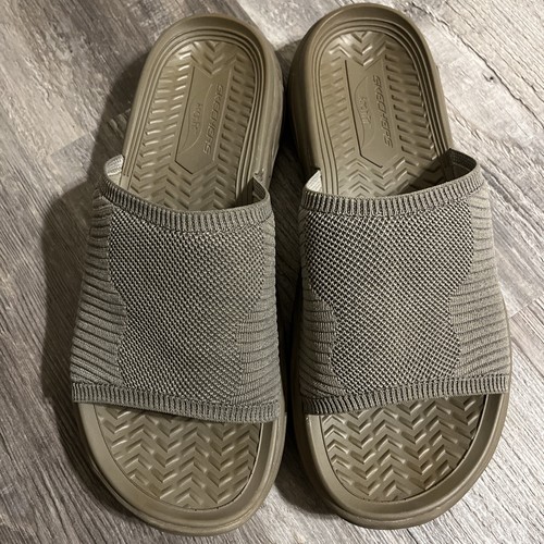 Men's Skechers Relaxed Fit Sargo Mar Way Slide Sandals, Brown Men’s 11 ...