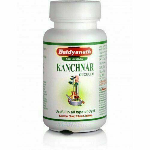 5X Baidyanath Kanchnar Guggulu | Kanchanar Guggul | Herbal Remedy 80 ...