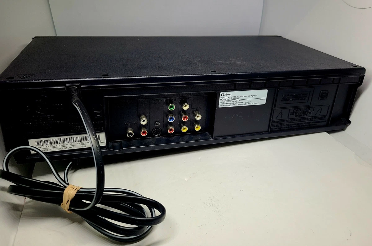 Funai Dvd Vcr Rear View