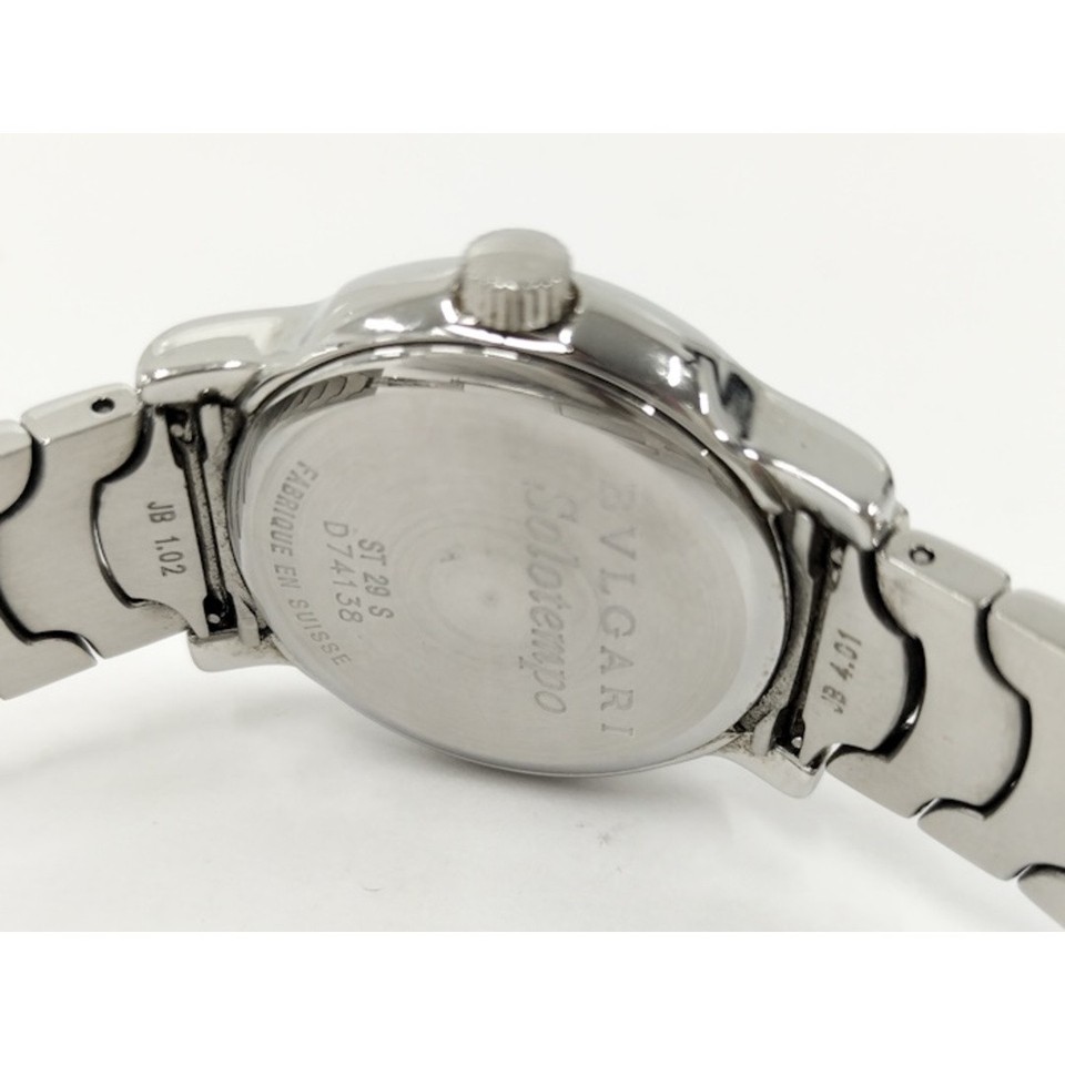 Bvlgari Women's Solo Tempo Quartz Silver SS ST29S Used SKAI-0 | eBay