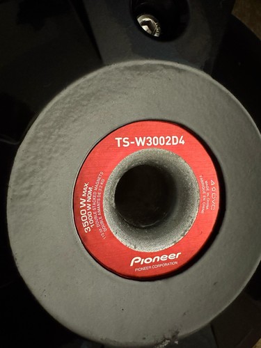 Pioneer TS-W3002D4 PRO Series-Subwoofer 12 | eBay