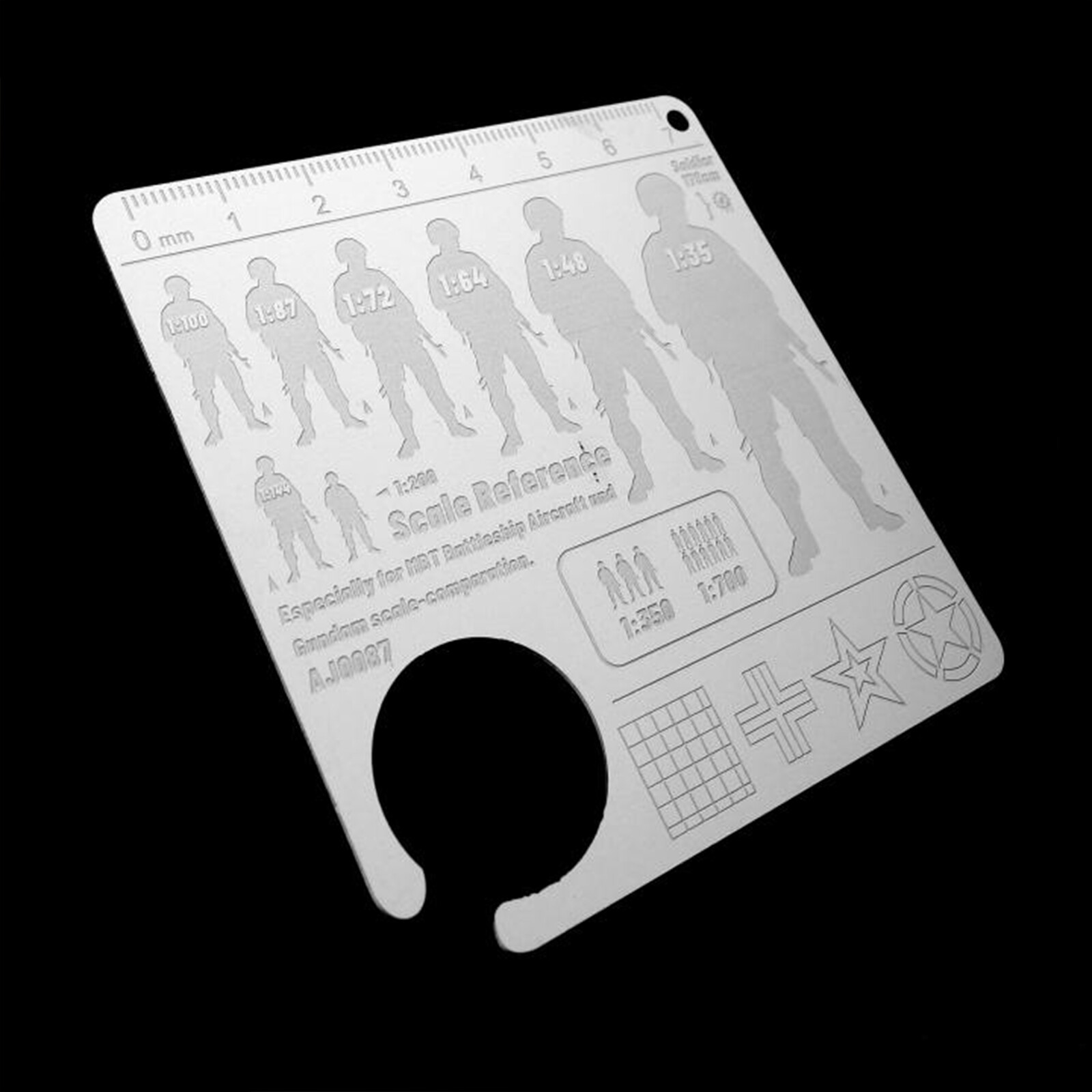 Scale Ruler Glue Scribering Plate 5in1 Scale Bar Dispensing Color Scale ...