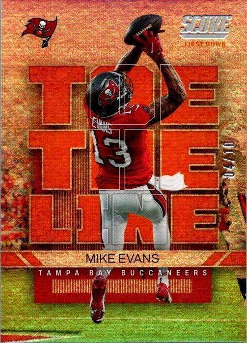 2022 Score - Toe the Line Mike Evans #TL-ME First Down /10 for sale ...