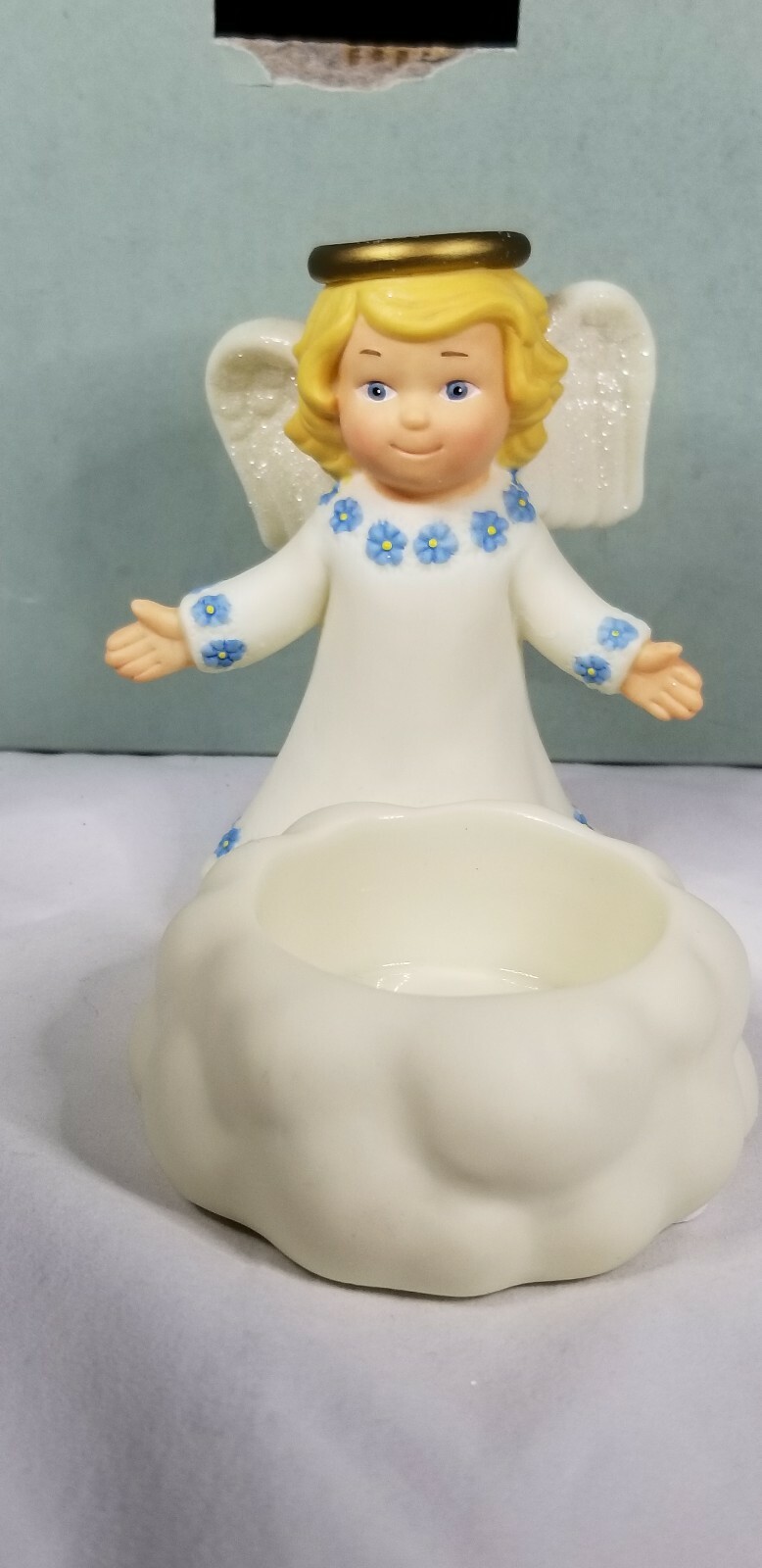 PartyLite Noelle Tealight Angel Candle Holder Christmas Home Decor ...