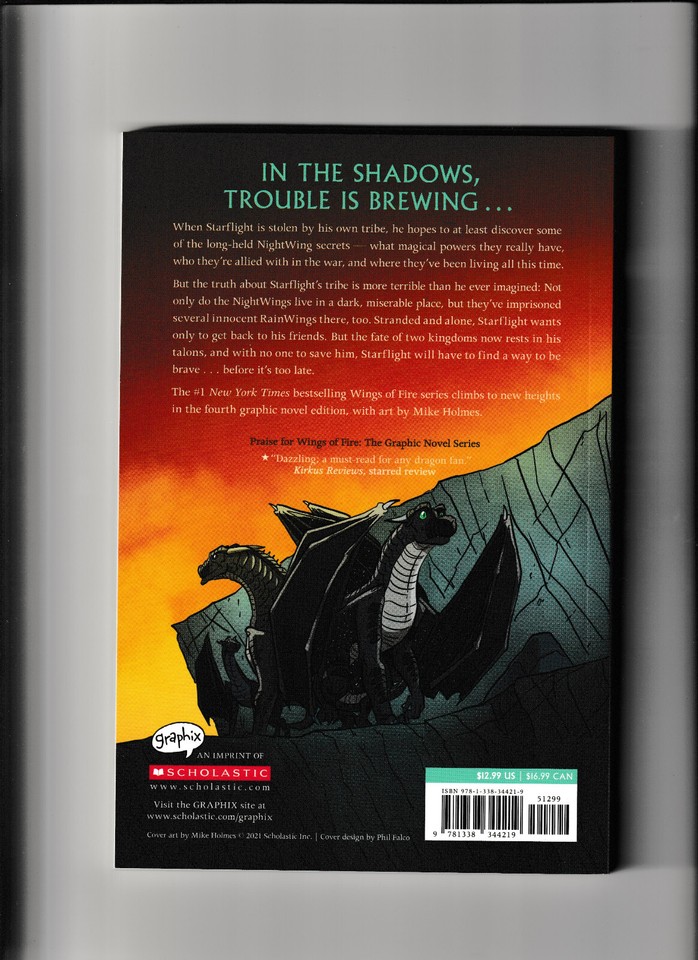 Wings of Fire GN #4, Scholastic Books, Tui T. Sutherland, Mike Holmes ...