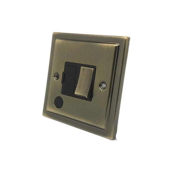 Antique Brass Vintage Stepped Edge Sockets and Switches - Regency Range ...