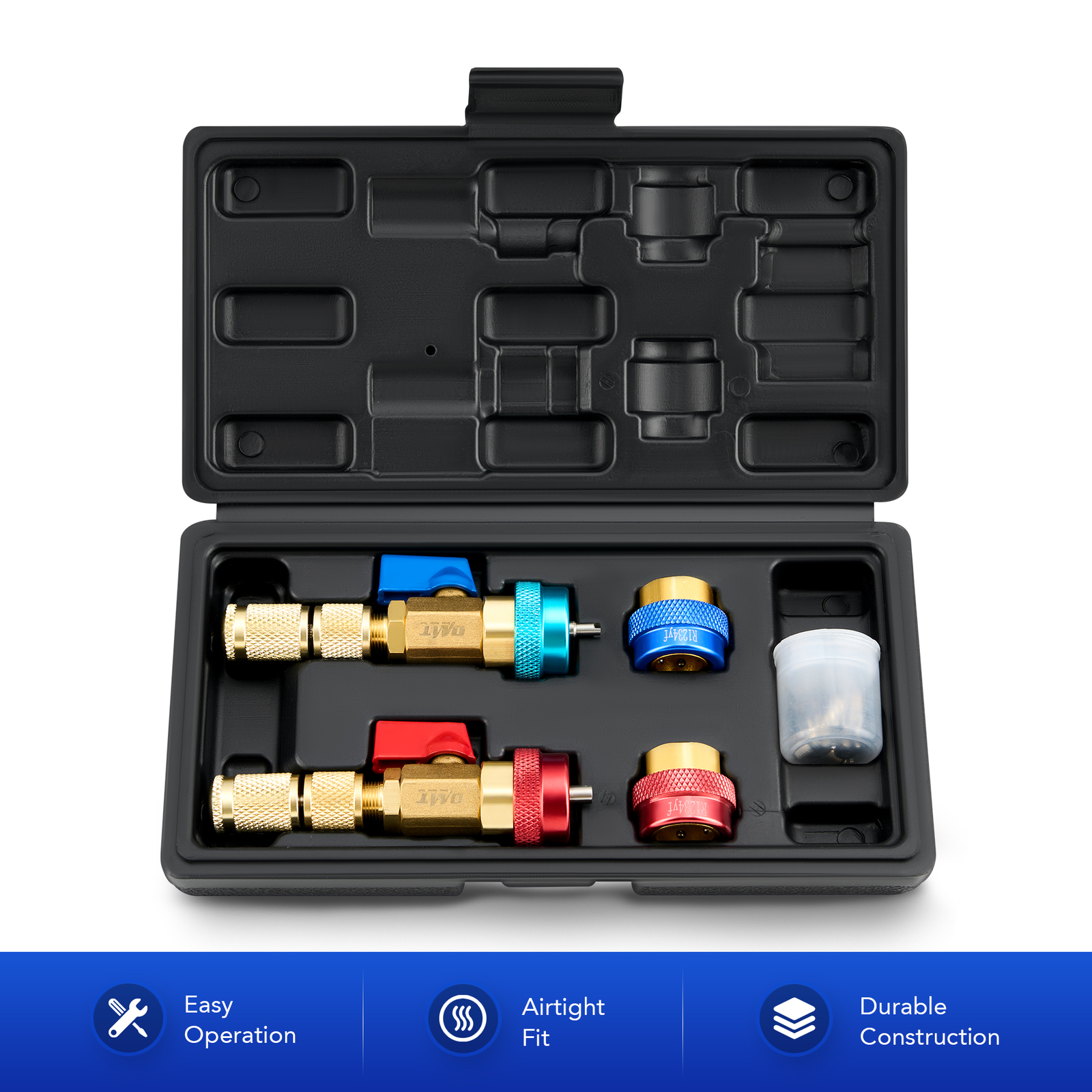 HVAC AC Schrader Valve Core Remover Installer Tool Kit R134a Valve Core ...