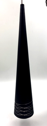 WAC Lighting Carved Glass Shade Jill,Flat Black | eBay