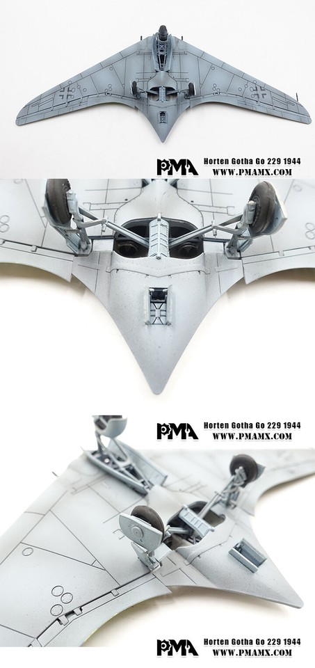 1/72 German Horton 229 Ho229 Fighter Bomber Model P0502 Finished ...