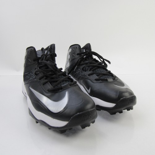 Nike Zoom Football Cleat Men's Black/Silver New without Box | eBay