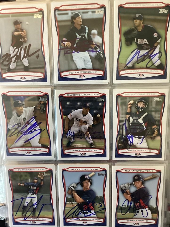 2010 TOPPS USA BASEBALL SIGNED AUTOGRAPHED CARDS | eBay
