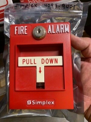 SIMPLEX 4099-9001 ADDRESSABLE PULL STATION (1 YR. PROTECTION PLAN, FREE ...