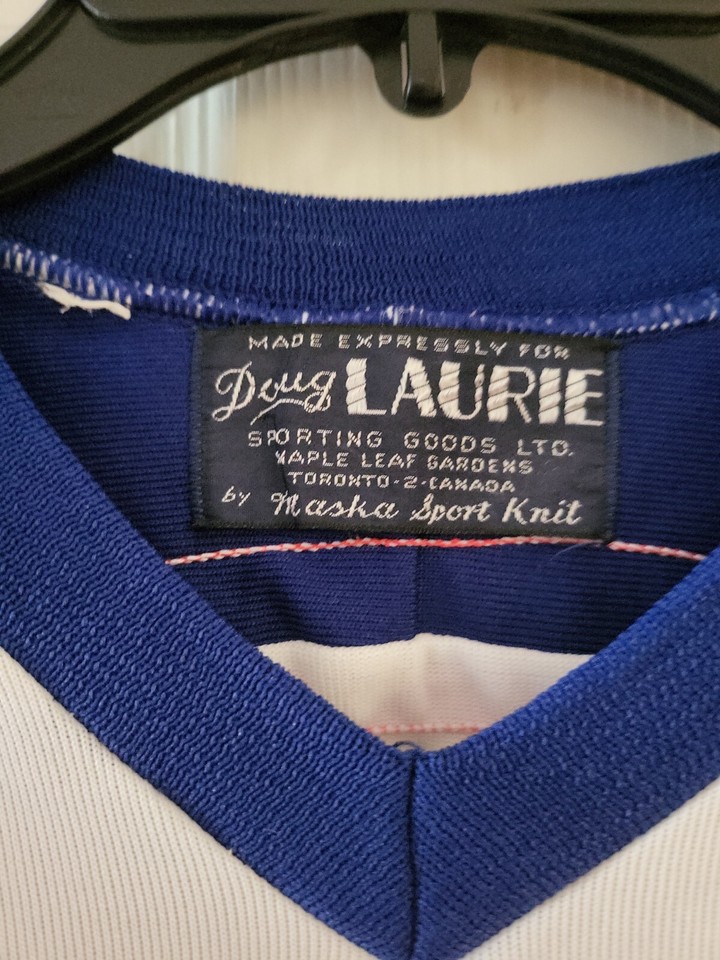 Vintage Doug Laurie Maska Sport Knit Don Murdoch NY Rangers Jersey 14 ...