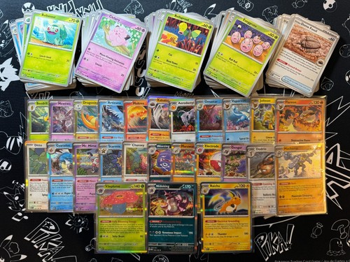 Pokemon S&V 151 Complete Common + Uncommon + Holo Rare Set (All 153 ...