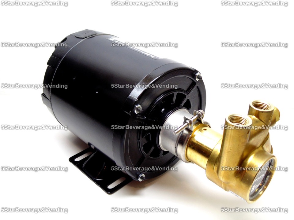 PROCON PUMP KIT WITH MOTOR BRASS ROTARY VANE PUMP 115 VAC MTR 1/3HP ...