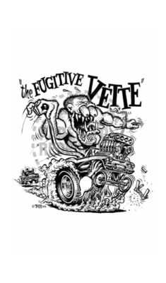 THE FUGITIVE VETTE - ED "BIG DADDY" ROTH MONSTER RAT CARD | eBay