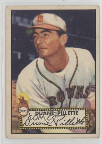 1952 Topps Duane Pillette #82 | eBay