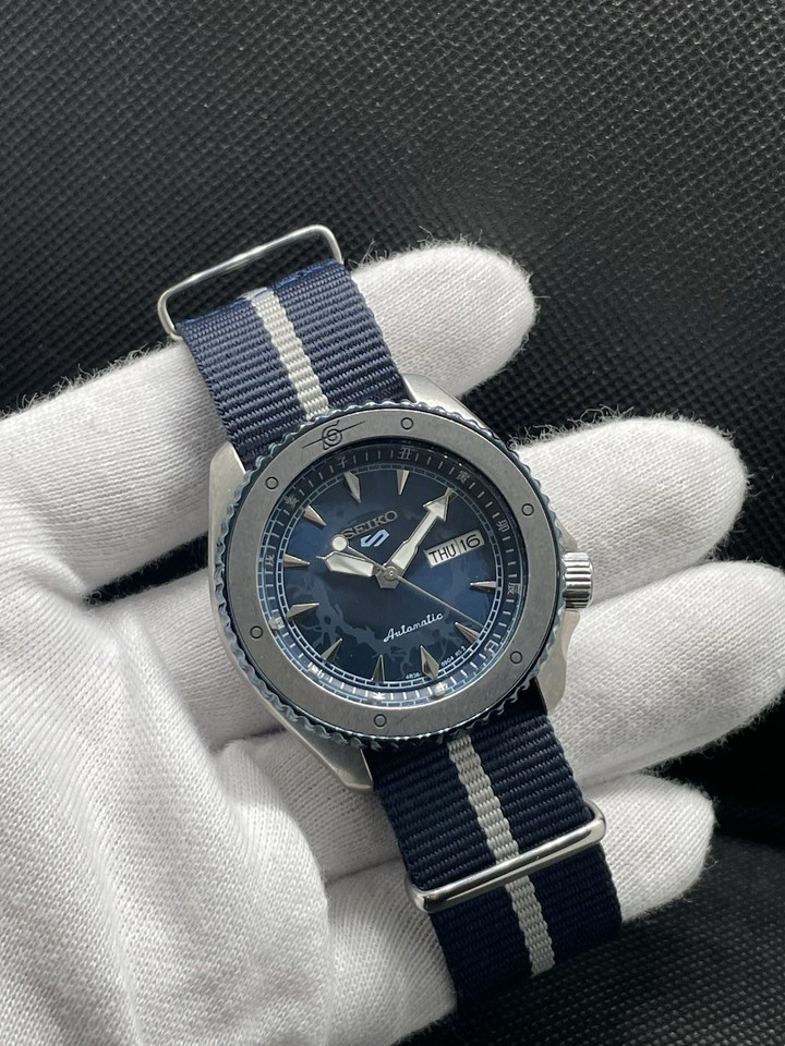 Seiko 5 Sports Naruto SASUKE Special Edition Automatic Watch Japan ...