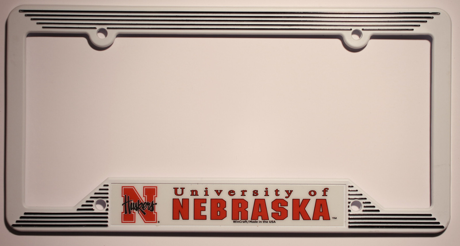 Nebraska Cornhuskers NCAA Plastic License Plate Frame | eBay