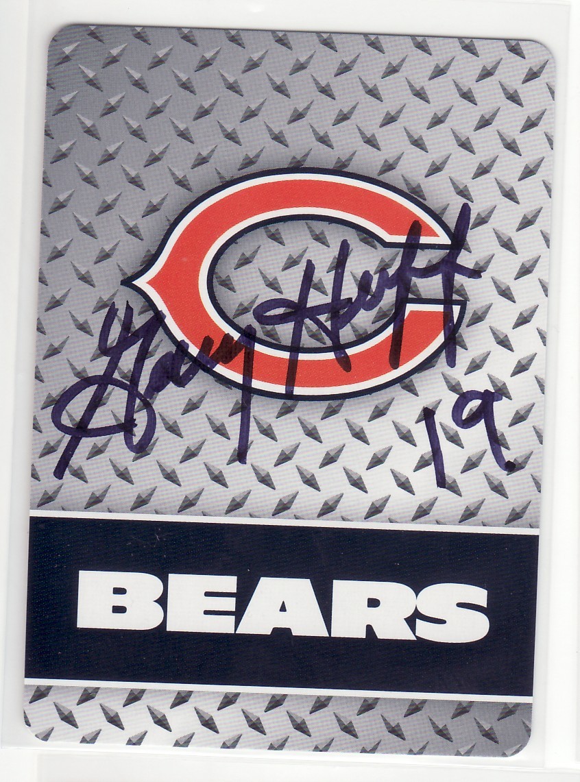 GARY HUFF CHICAGO BEARS PLAYING CARD FLORIDA STATE UNIVERSITY ...