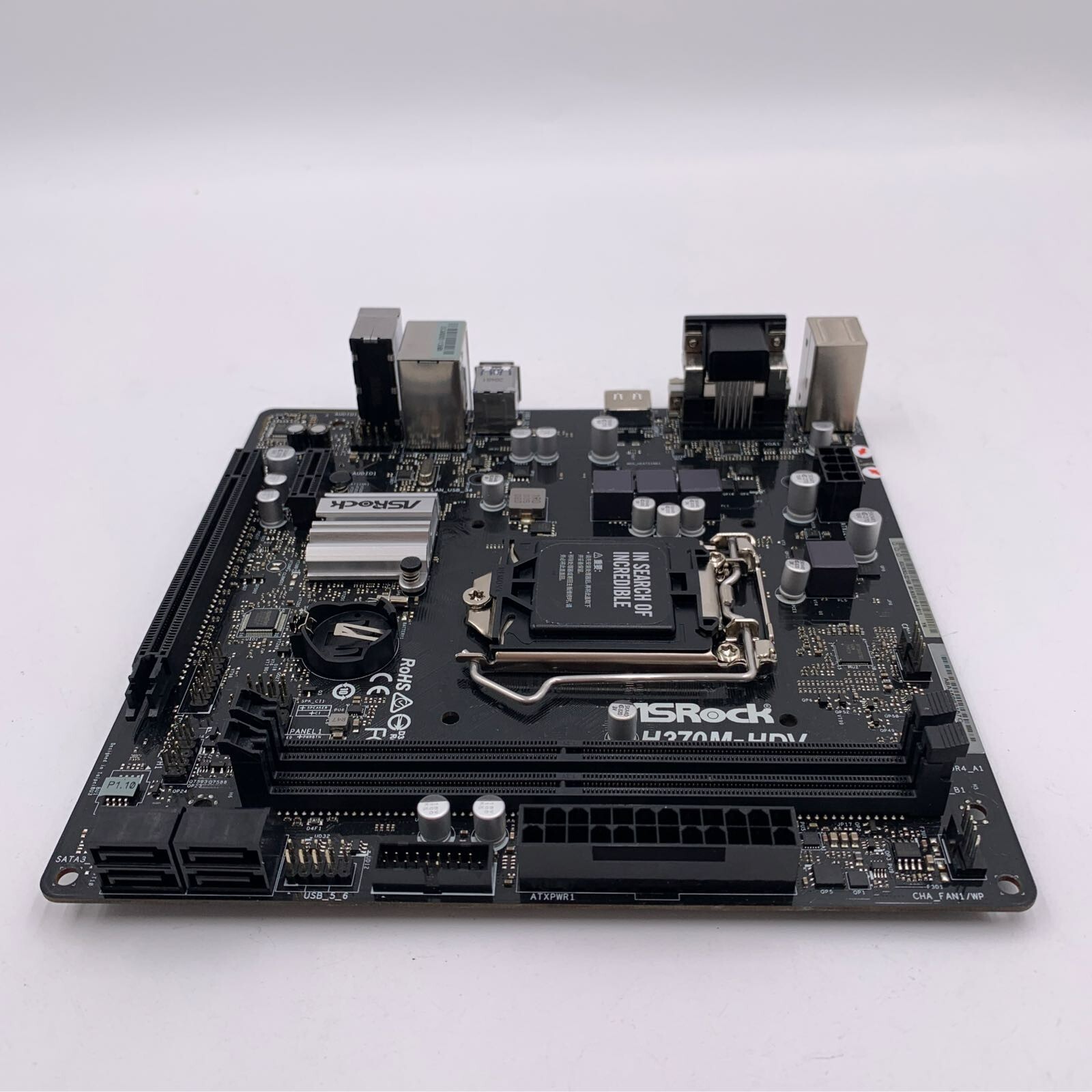 ASRock H370M-HDV LGA1151 DDR4 Micro ATX Motherboard - READ ...